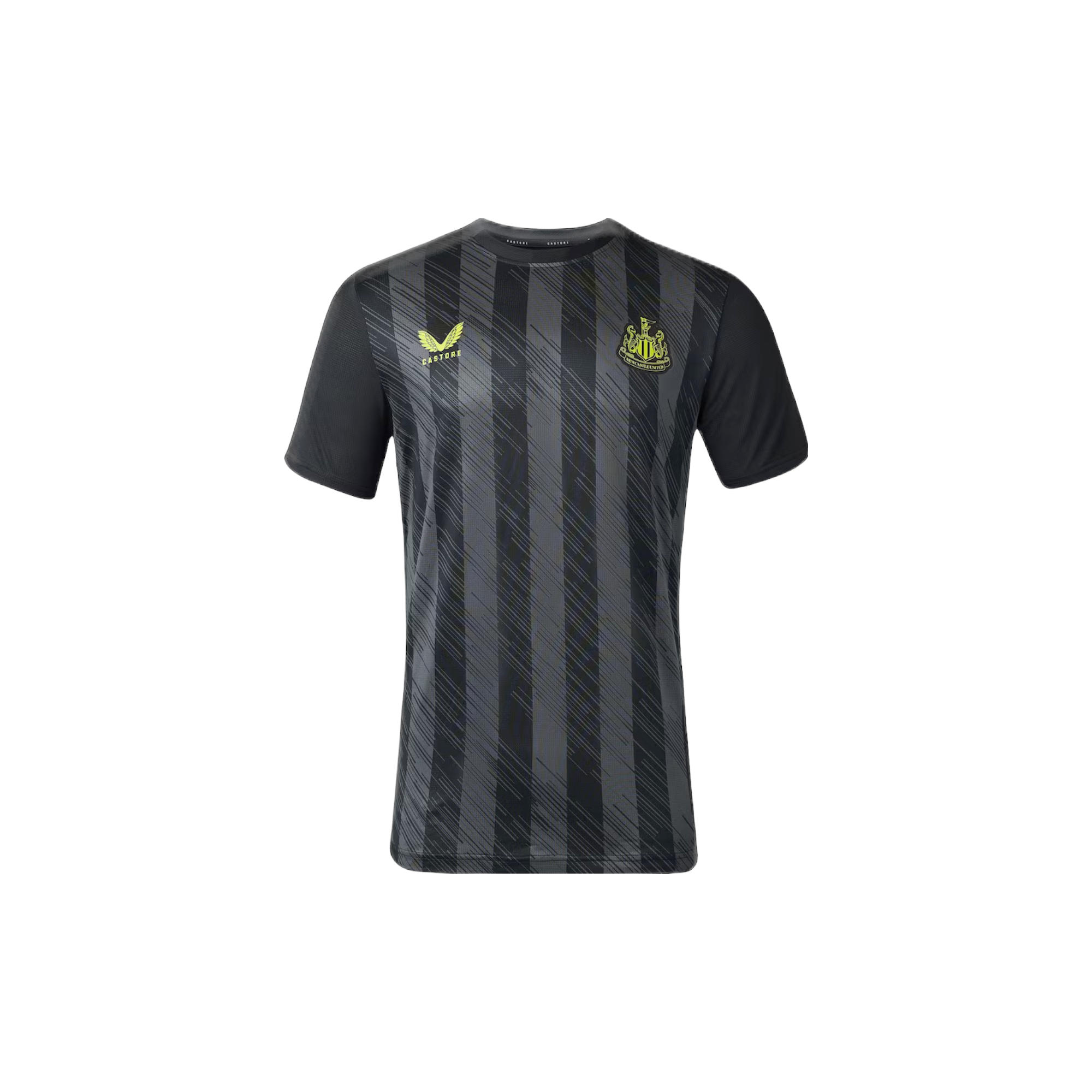 Newcastle United Castore Coaches Training T-Shirt - Black - SOCCALORD