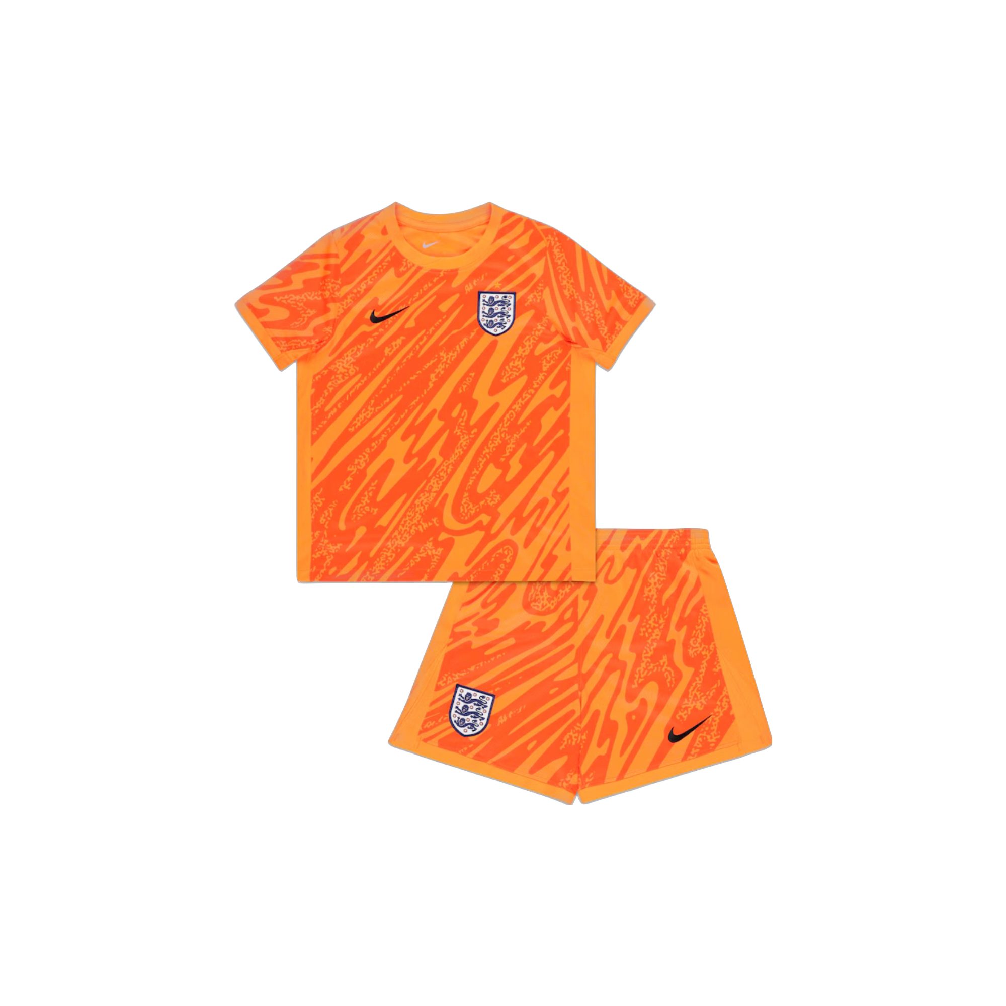 England FC Goalkeeper Kids Stadium Kit 2024-25 - SOCCALORD