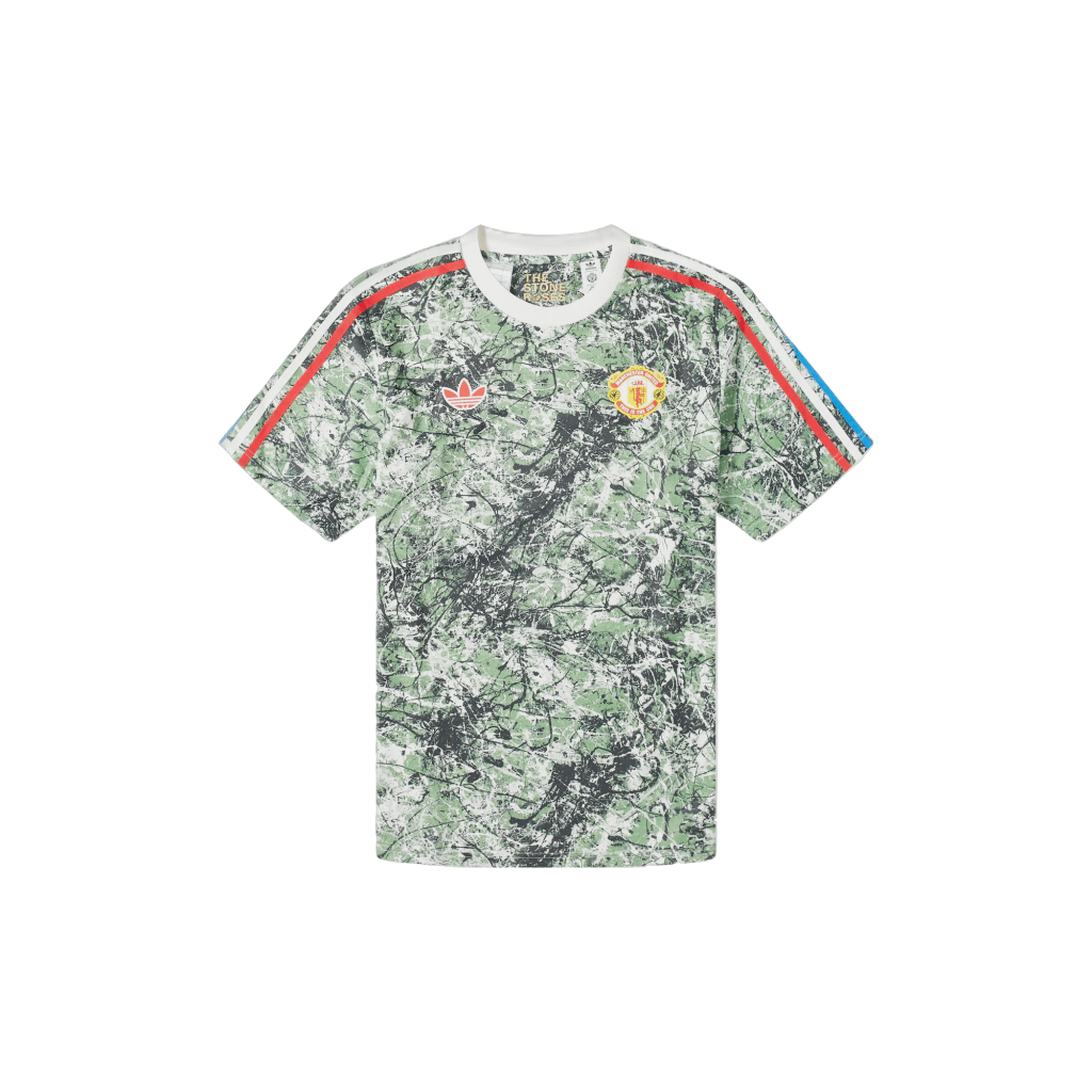 Adidas X MUFC X The Stone Roses Camouflage Football Jersey - SOCCALORD