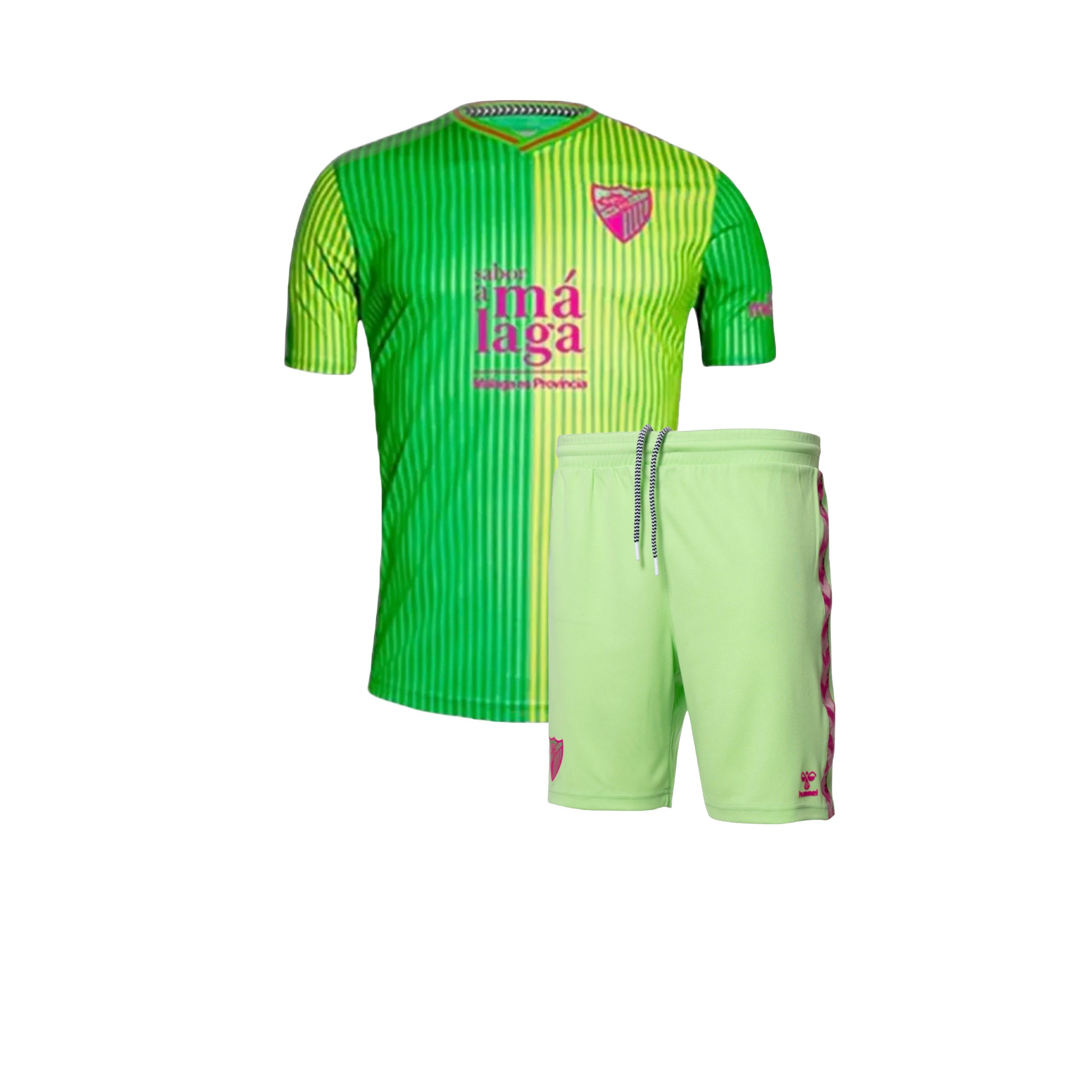 Malaga Third Kids Football Kit 23-24 - SOCCALORD