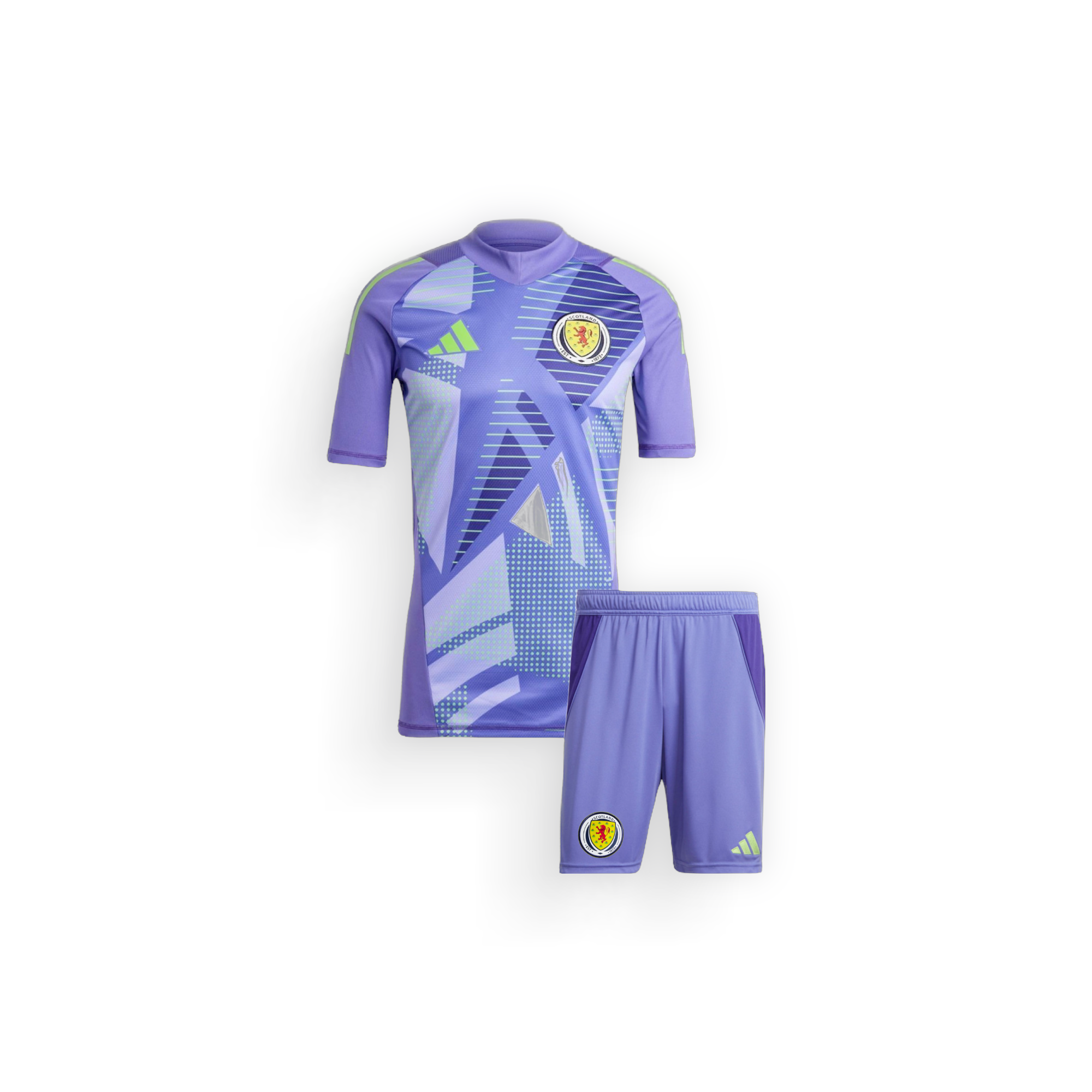Official Euro 24/25 Scotland FC Goalkeeper Kit - Purple - SOCCALORD