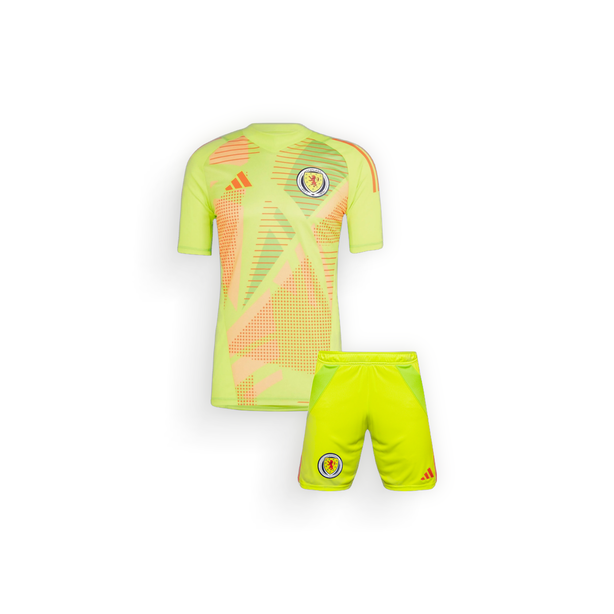 Scotland Kids Euro Goalkeeper Kit 24/25 - Yellow - SOCCALORD