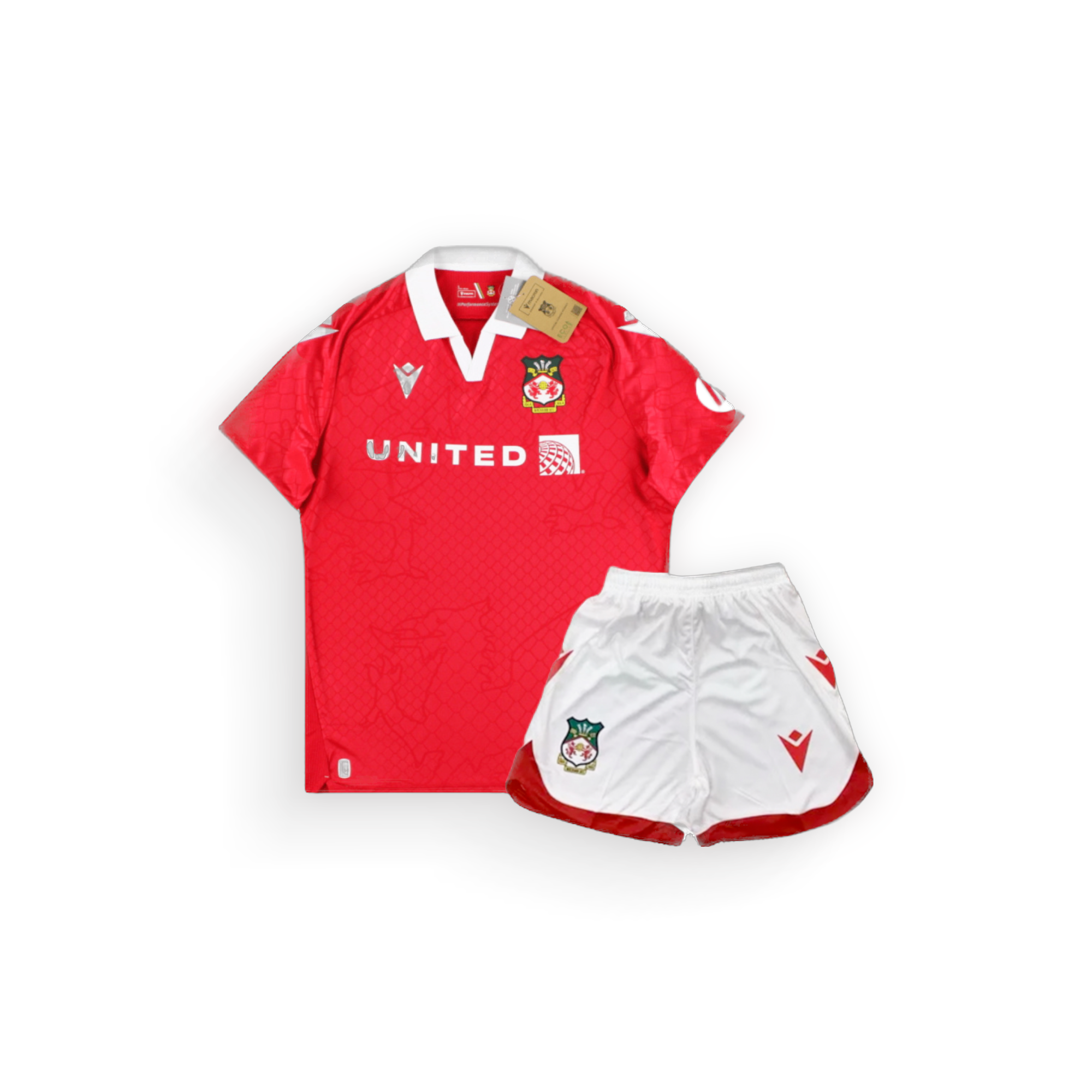 Wrexham Home 24/25 Kids Football Kit - SOCCALORD