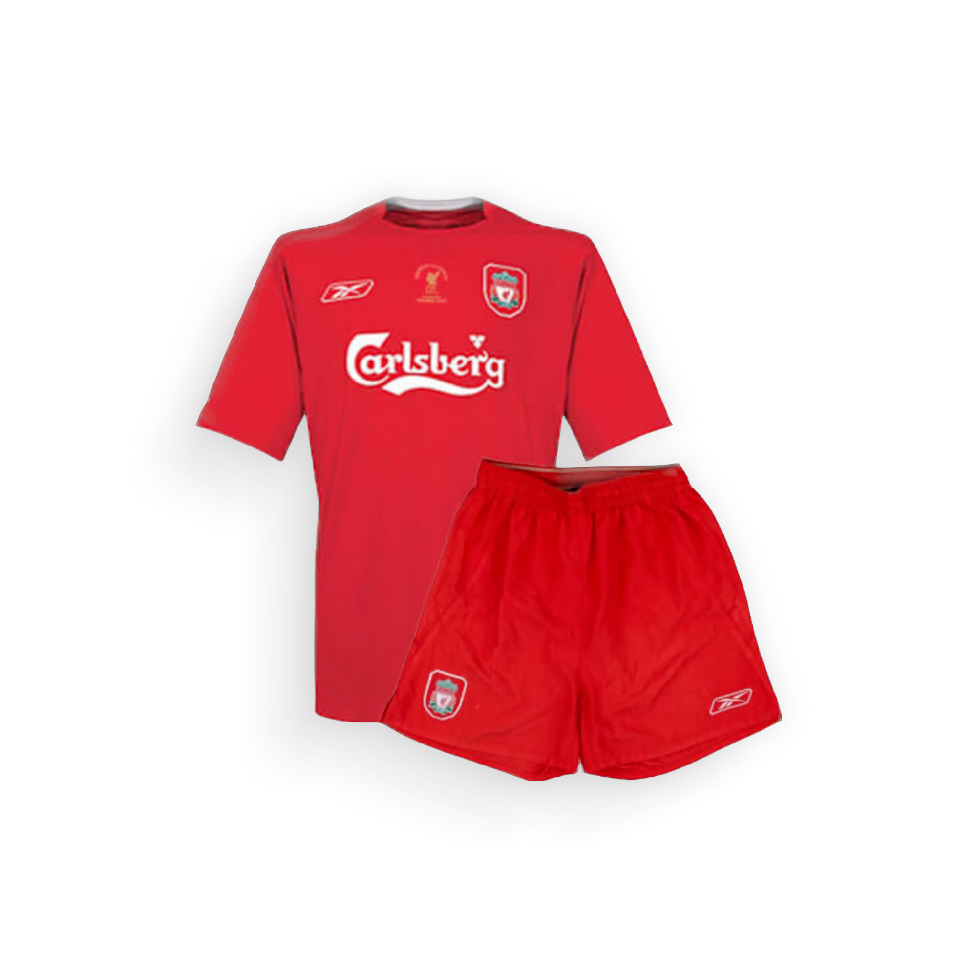Liverpool Kids Retro 2004/05 Home Football Kit - SOCCALORD